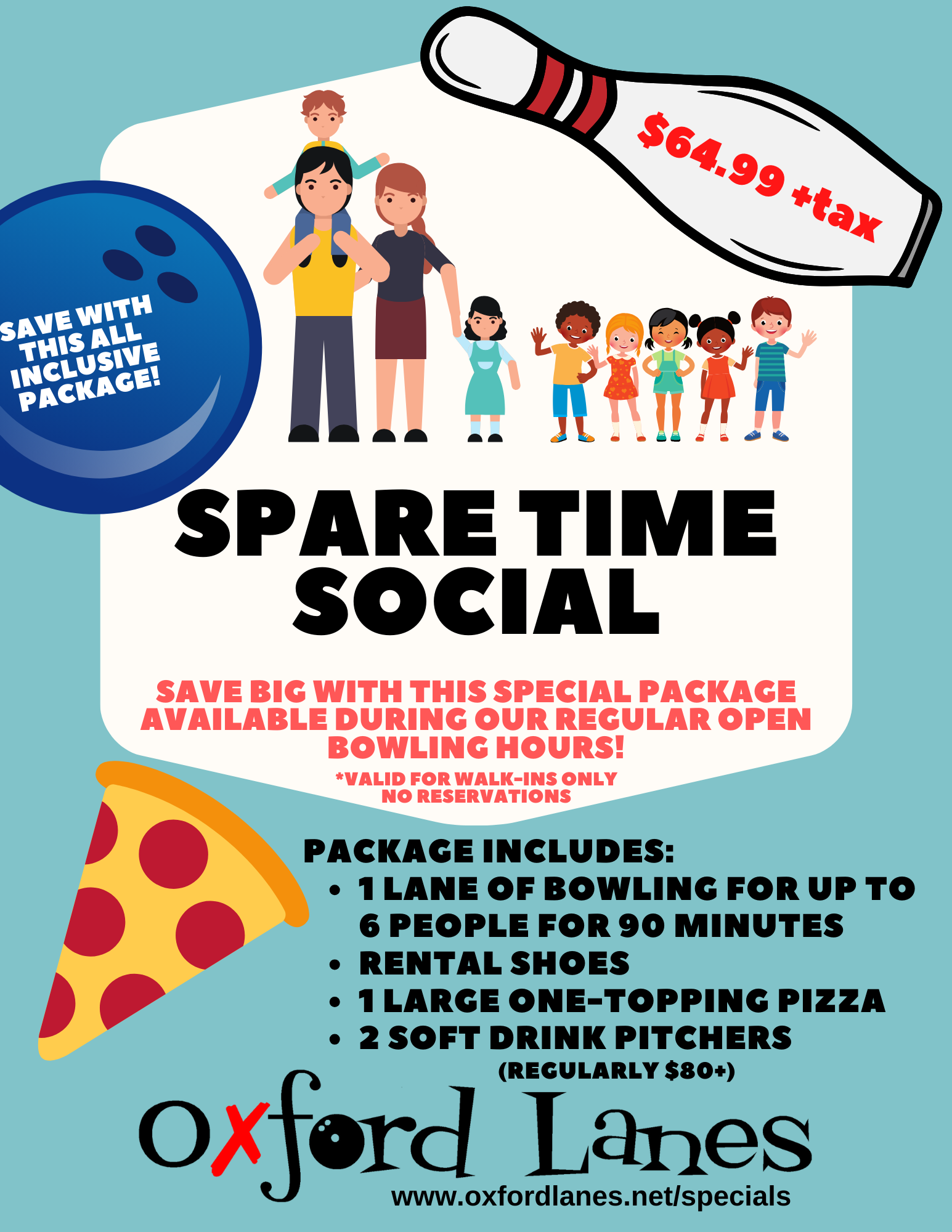 Specials | Oxford Lanes